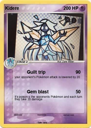 Pokémon Kidere - Guilt trip - My Pokemon Card