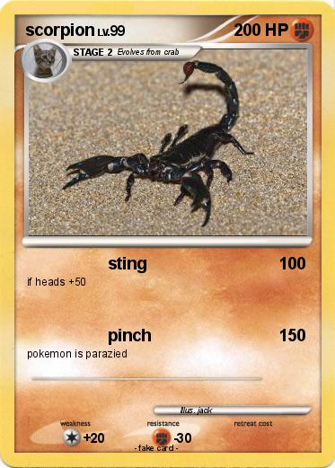 Pokémon scorpion 940 940 - sting - My Pokemon Card