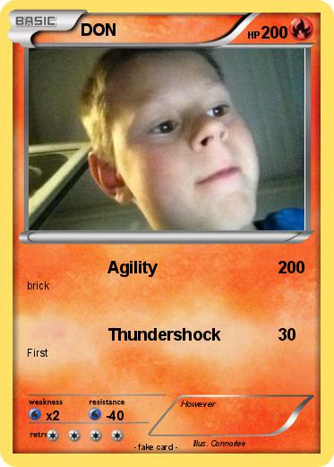 Pokémon DON 409 409 - Agility - My Pokemon Card