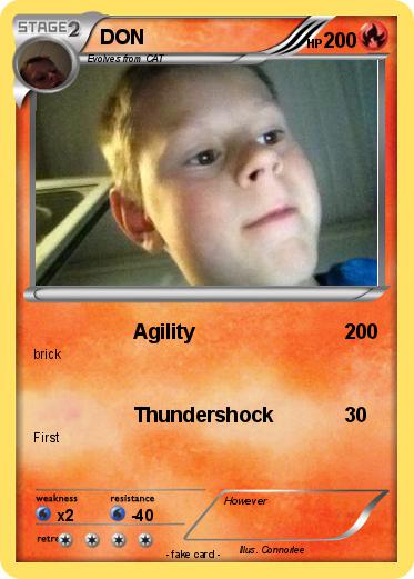 Pokémon DON 410 410 - Agility - My Pokemon Card