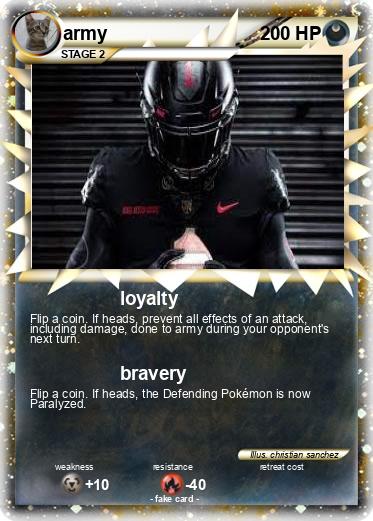 Pokémon army 836 836 - loyalty - My Pokemon Card