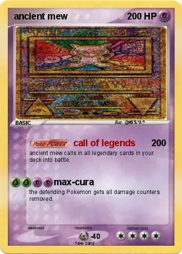 Pokémon ancient mew 161 161 - call of legends - My Pokemon Card