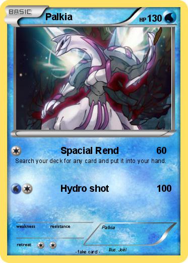 Pokémon Palkia 3823 3823 - Spacial Rend - My Pokemon Card