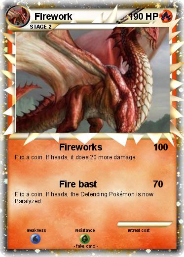 Pokémon Firework 33 33 - Fireworks - My Pokemon Card