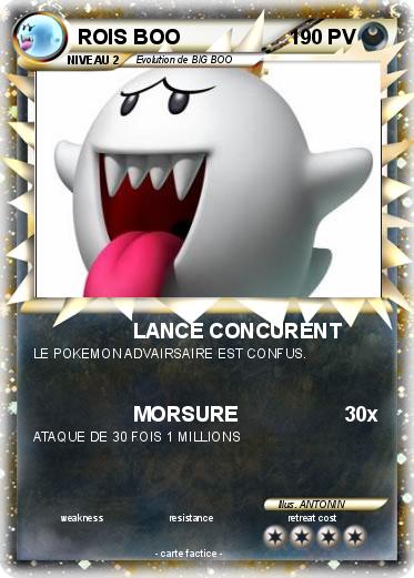 Pokémon ROIS BOO - LANCE CONCURENT - Ma carte Pokémon