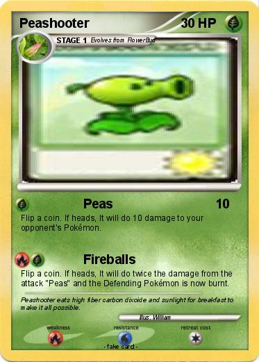 Pokémon Peashooter 14 14 - Peas - My Pokemon Card
