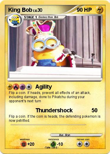 Pokémon King Bob 23 23 - Agility - My Pokemon Card