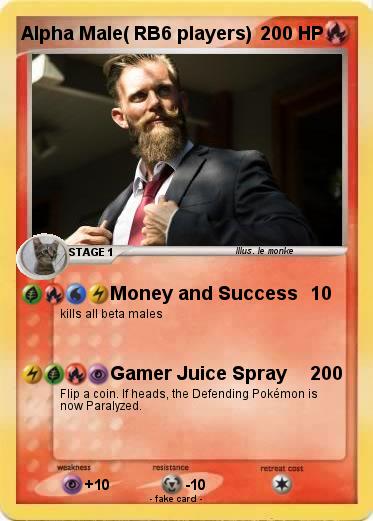 Pokémon Alpha Male RB6 players - Money and Success - My Pokemon Card