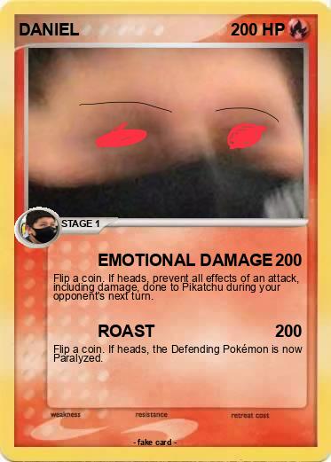 Pokémon DANIEL 1249 1249 - EMOTIONAL DAMAGE - My Pokemon Card