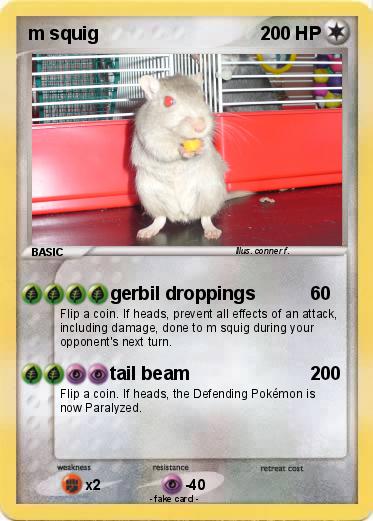 Pokémon m squig - gerbil droppings - My Pokemon Card