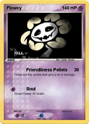 Pokémon Flowey 57 57 - Friendliness Pellets - My Pokemon Card