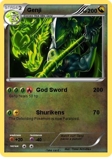 Pokémon Genji 112 112 - God Sword - My Pokemon Card
