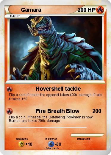 Pokémon Gamara - Hovershell tackle - My Pokemon Card