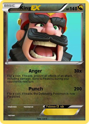 Pokémon King 4835 4835 - Anger - My Pokemon Card