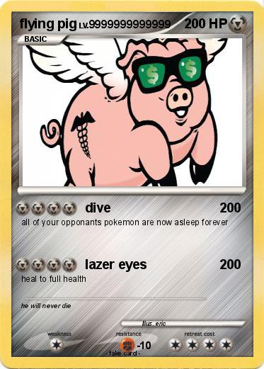 Pokémon flying pig 31 31 - dive - My Pokemon Card