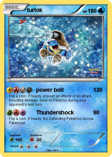 Pokémon turtok 27 27 - power boll - My Pokemon Card