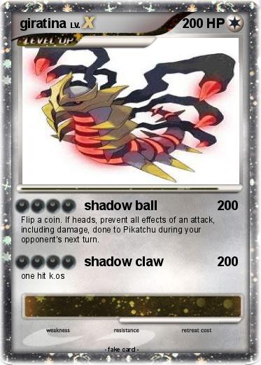 Pokémon giratina 3412 3412 - shadow ball - My Pokemon Card