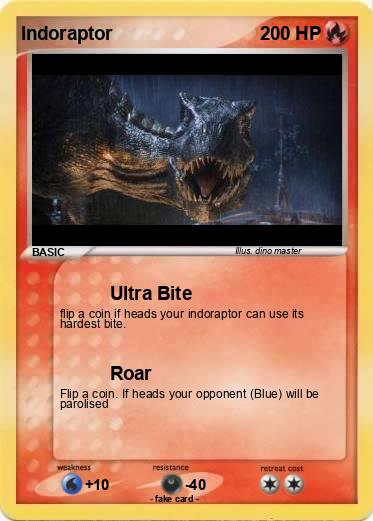 Pokémon Indoraptor 166 166 - Ultra Bite - My Pokemon Card