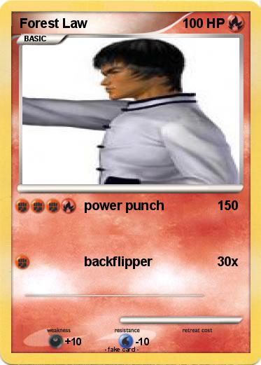 Pokémon Forest Law - power punch - My Pokemon Card