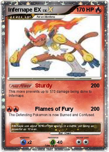 Pokémon Infernape EX 39 39 - Sturdy - My Pokemon Card