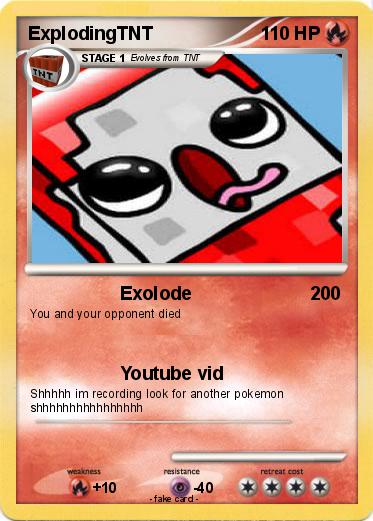 Pokémon ExplodingTNT 10 10 - Exolode - My Pokemon Card