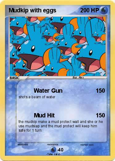 Pokémon Mudkip Swarm 1 1 - Water Gun - My Pokemon Card