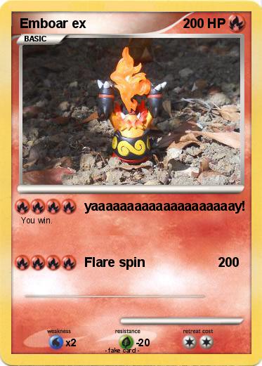 Pokémon Emboar ex 66 66 - yaaaaaaaaaaaaaaaaaaaay! - My Pokemon Card