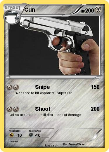 Pokémon Gun 608 608 - Snipe - My Pokemon Card