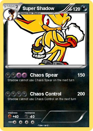 Pokémon Super Shadow 843 843 - Chaos Spear - My Pokemon Card