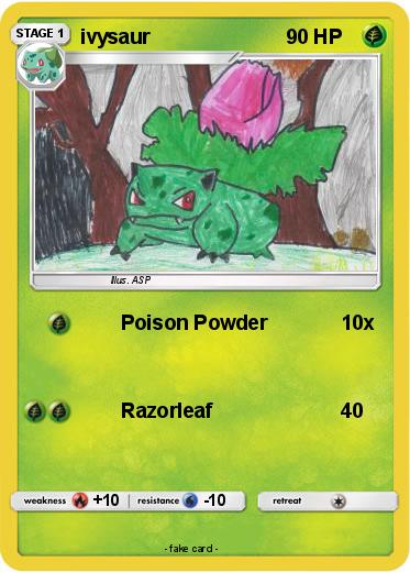 Pokémon ivysaur 679 679 - Poison Powder - My Pokemon Card
