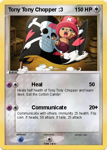 Pokémon Tony Tony Chopper 3 3 3 - Heal - My Pokemon Card