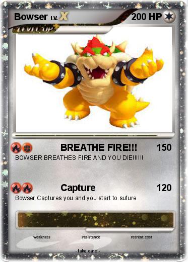 Pokémon Bowser 4955 4955 - BREATHE FIRE!!! - My Pokemon Card