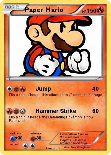 Pokémon Paper Mario 349 349 - Jump - My Pokemon Card