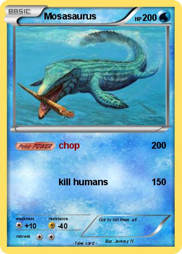 Pokémon Mosasaurus 24 24 - chop - My Pokemon Card