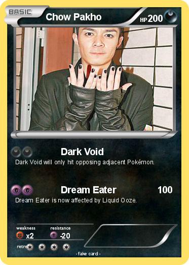 Pokémon Chow Pakho - Dark Void - My Pokemon Card