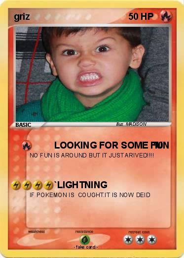 Pokémon griz - LOOKING FOR SOME FUN - My Pokemon Card
