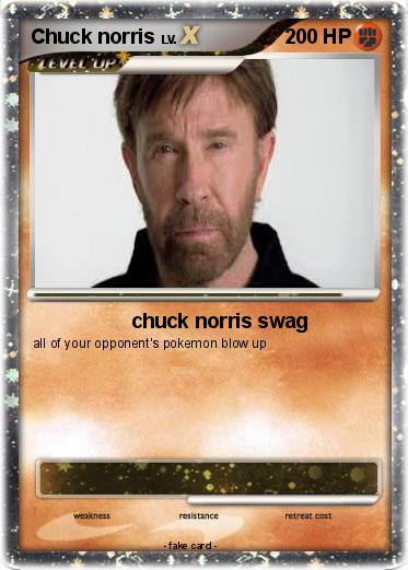 Pokémon Chuck norris 3382 3382 - chuck norris swag - My Pokemon Card