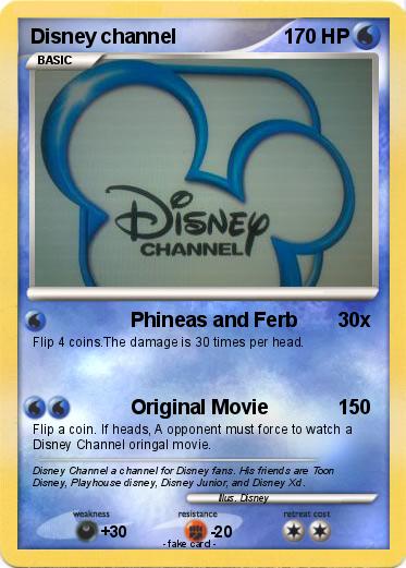 Pokémon Disney channel 11 11 - Phineas and Ferb - My Pokemon Card