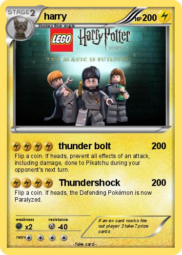 Pokémon harry 2265 2265 - thunder bolt - My Pokemon Card