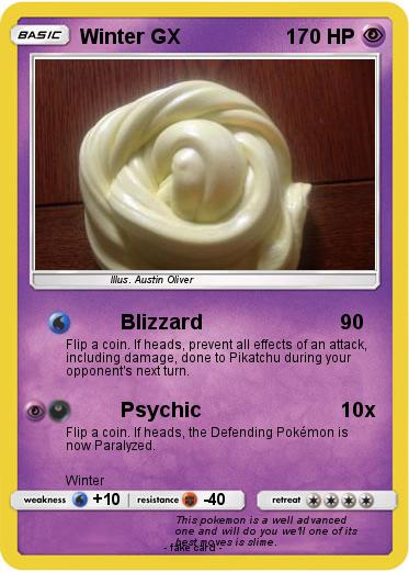Pokémon Winter GX - Blizzard - My Pokemon Card