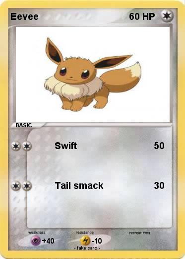 Pokémon Eevee 1949 1949 - Swift - My Pokemon Card