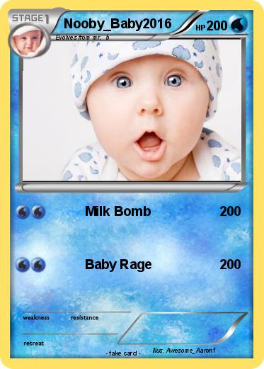 Pokémon Nooby Baby2016 - Milk Bomb - My Pokemon Card