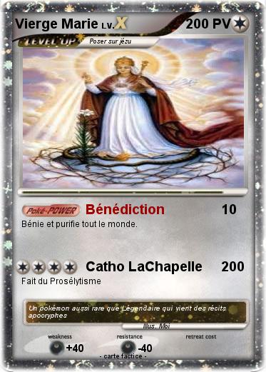 Pokémon Vierge Marie - Bénédiction - Ma carte Pokémon