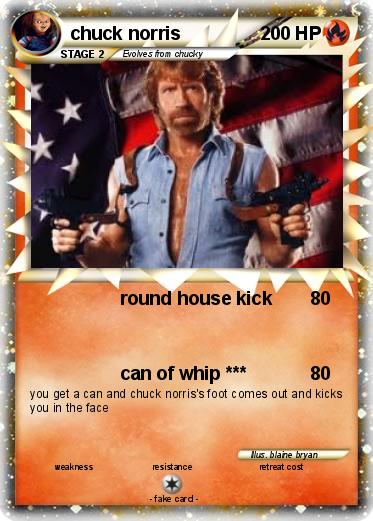 Pokémon chuck norris 1191 1191 - round house kick - My Pokemon Card