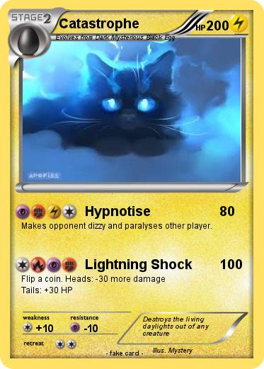 Pokémon Catastrophe 8 8 - Hypnotise - My Pokemon Card