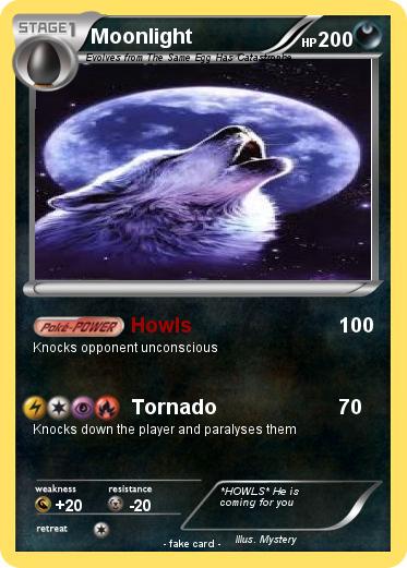 Pokémon Moonlight 82 82 - Howls - My Pokemon Card