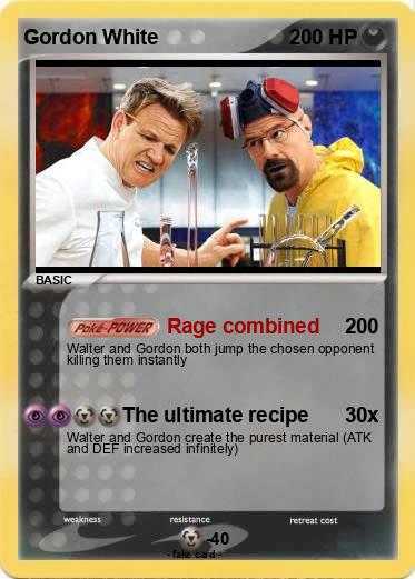 Pokémon Gordon White - Rage combined - My Pokemon Card