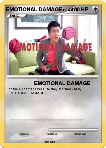 Pokémon EMOTIONAL DAMAGE 6 6 - EMOTIONAL DAMAGE - My Pokemon Card