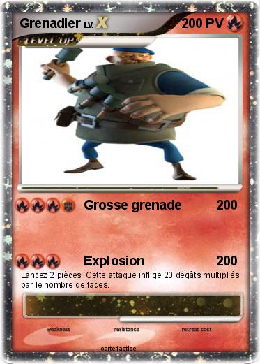Pokémon Grenadier 11 11 - Grosse grenade - Ma carte Pokémon
