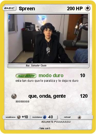 Pokémon Spreen - modo duro - My Pokemon Card